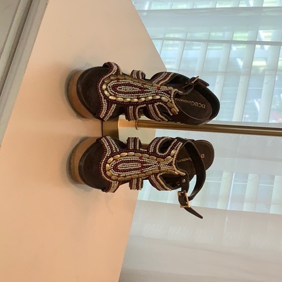 BCBG | Shoes | Sexy Beaded Bcbg Shoes 4 Heel Bought These Right B4 I ...